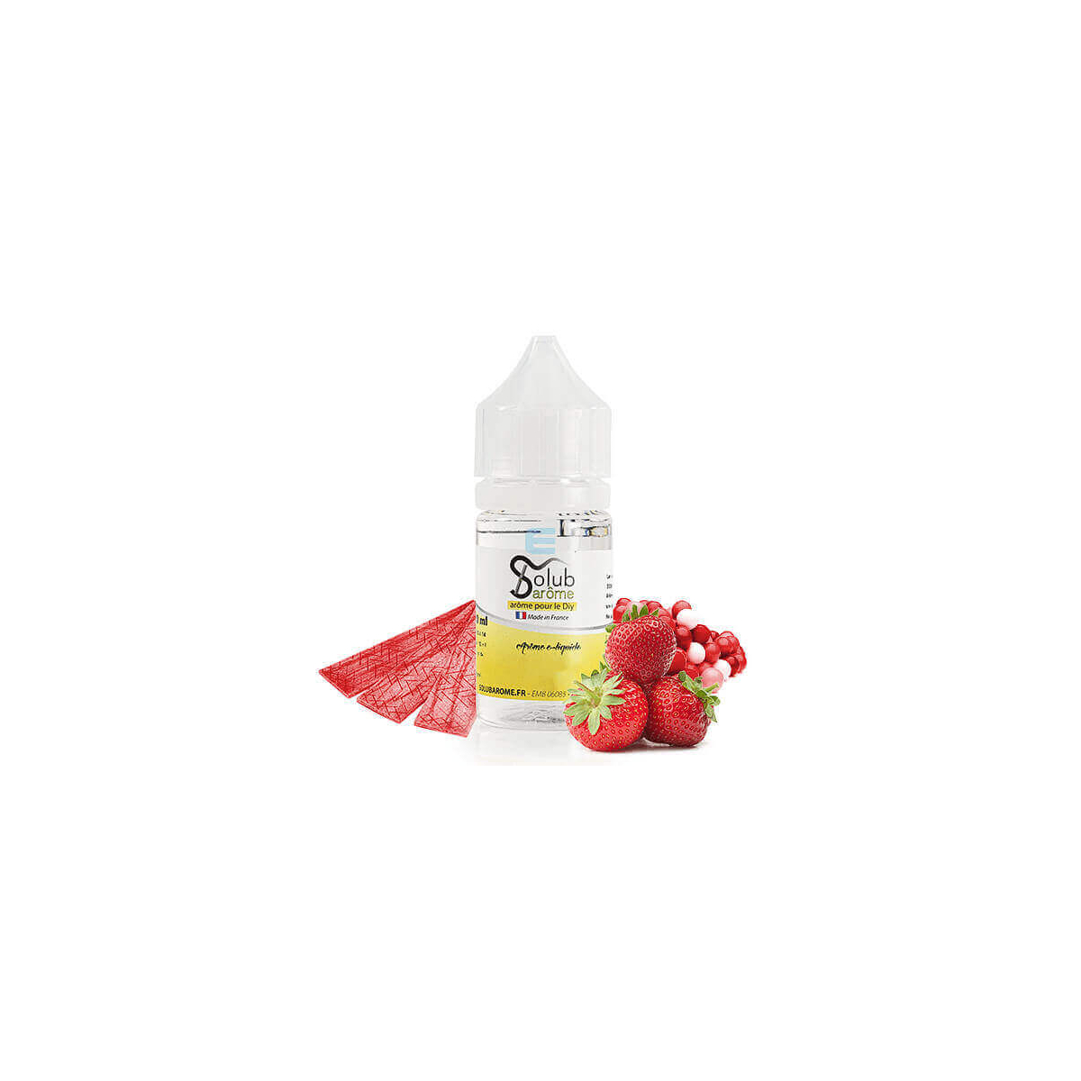 Chewing-gum Fraise arôme DIY Solubarome 10 ou 30 mL - E-Fumeur