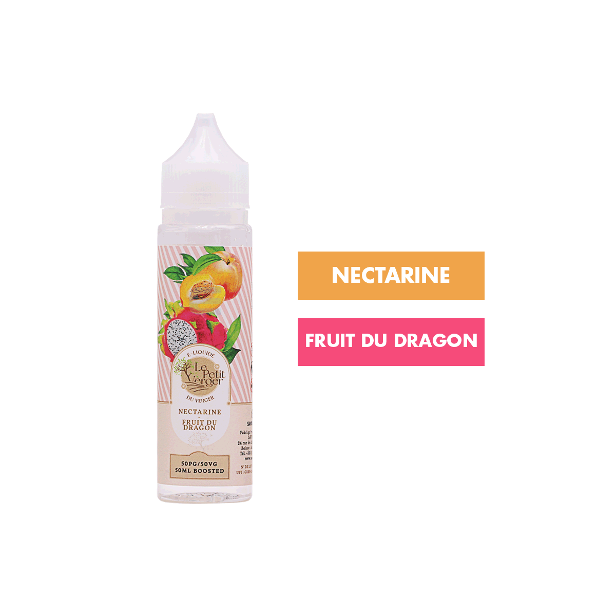 E-liquide Nectarine Fruit du dragon 50 ml, e-liquide Protect Les 4 ...